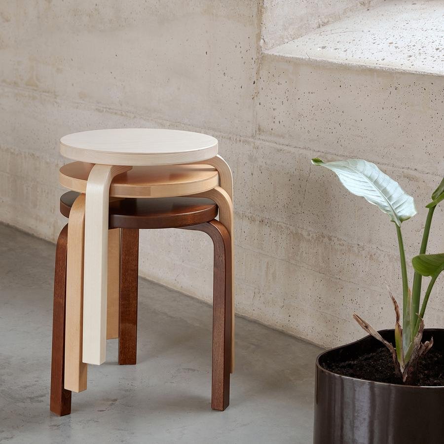 Stool 60 | Artek | by Alvar Aalto, 1933 - Originals from smow