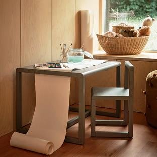 Little Architect Table, Grey | Ferm Living | Kids Desks - Designer ...