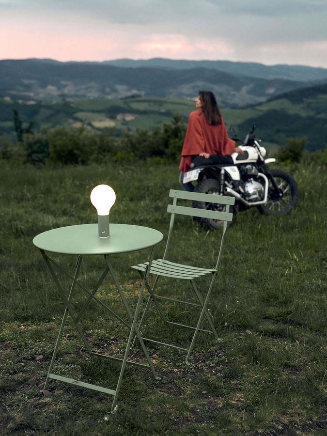 Fermob Bistro Folding Table round by Studio Fermob - Designer furniture ...