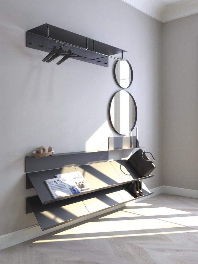 Unu wall coat rack | Frost Denmark | Wall-mounted coat racks - Designer ...