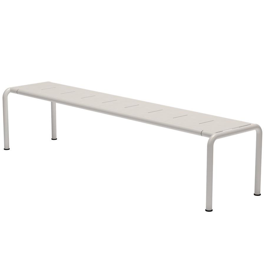 Avanti Bench, 48 x 199,5 cm, Muted White, Aluminium | Houe | Benches ...