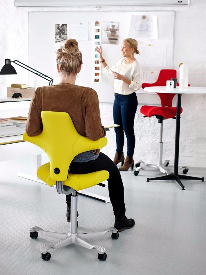 Capisco 8106, Xtreme dark blue, Black | Håg | Office Swivel Chairs ...