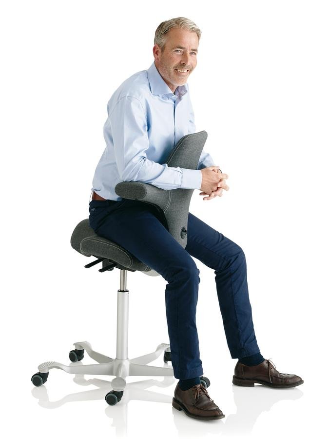 Capisco 8106, Xtreme dark blue, Black | Håg | Office Swivel Chairs ...