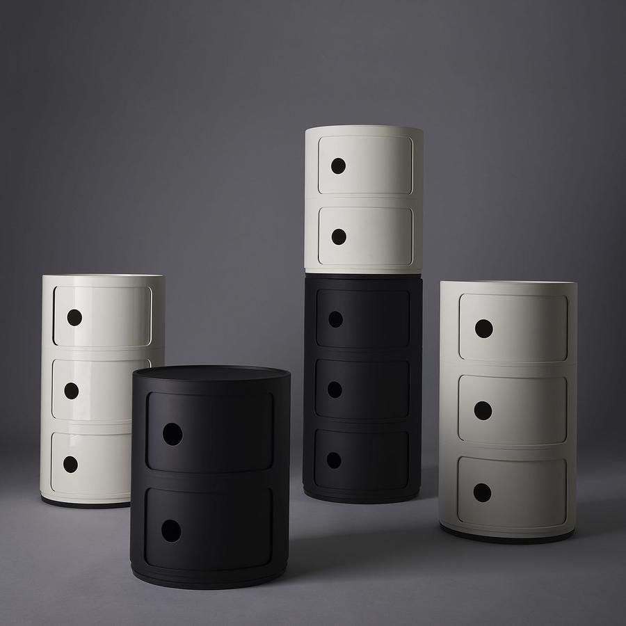 Componibili Mat | Kartell | Side & Roll Container - Designer furniture ...