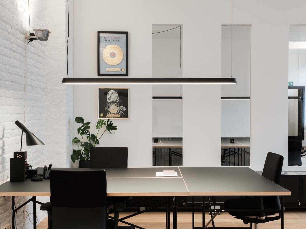 Table Top for Eiermann Table Frames, White melamine with oak edge, 160 ...