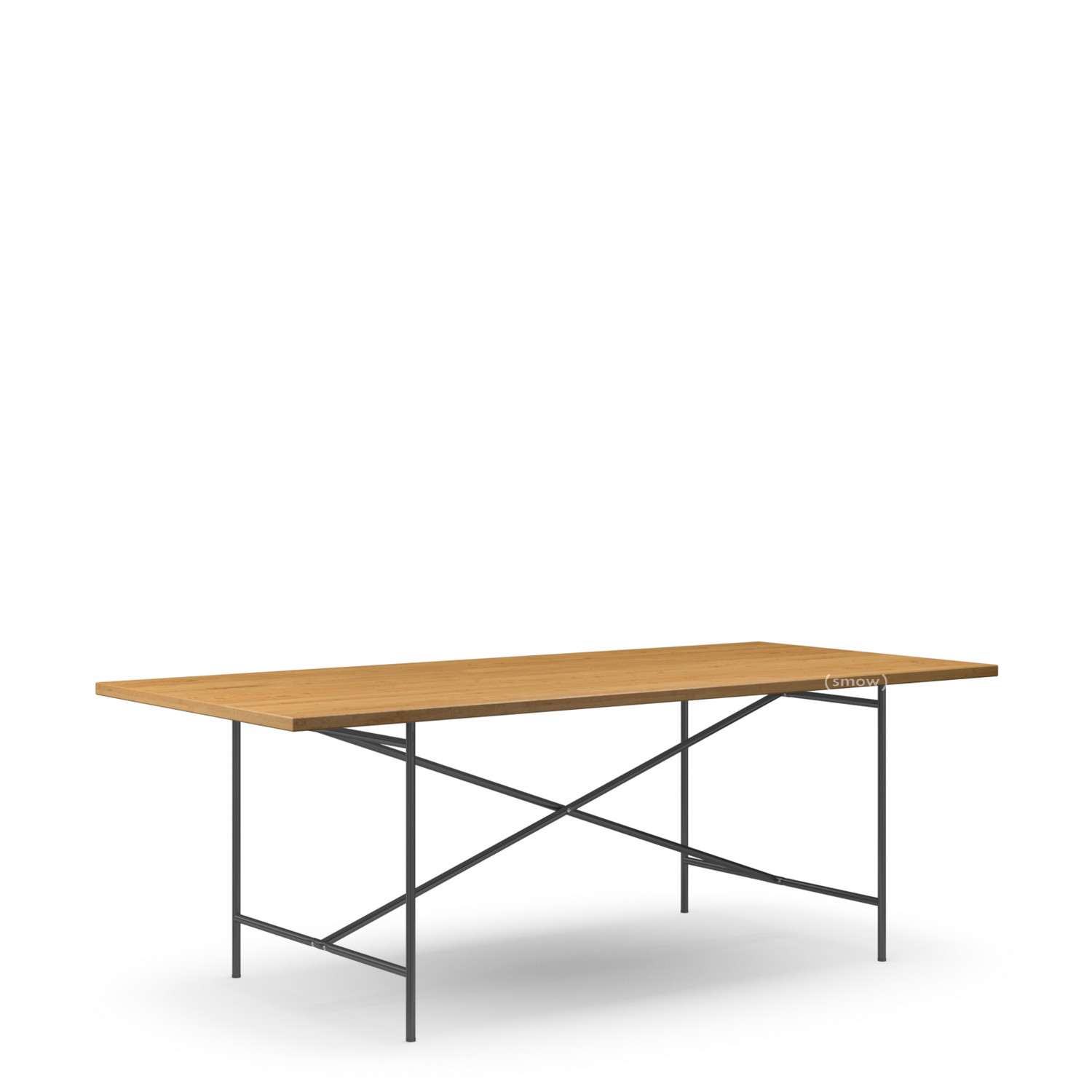 Eiermann 2 Dining Table, Oak natural, 200 x 90 cm, Black | Richard Lampert | Eiermann Tables ...