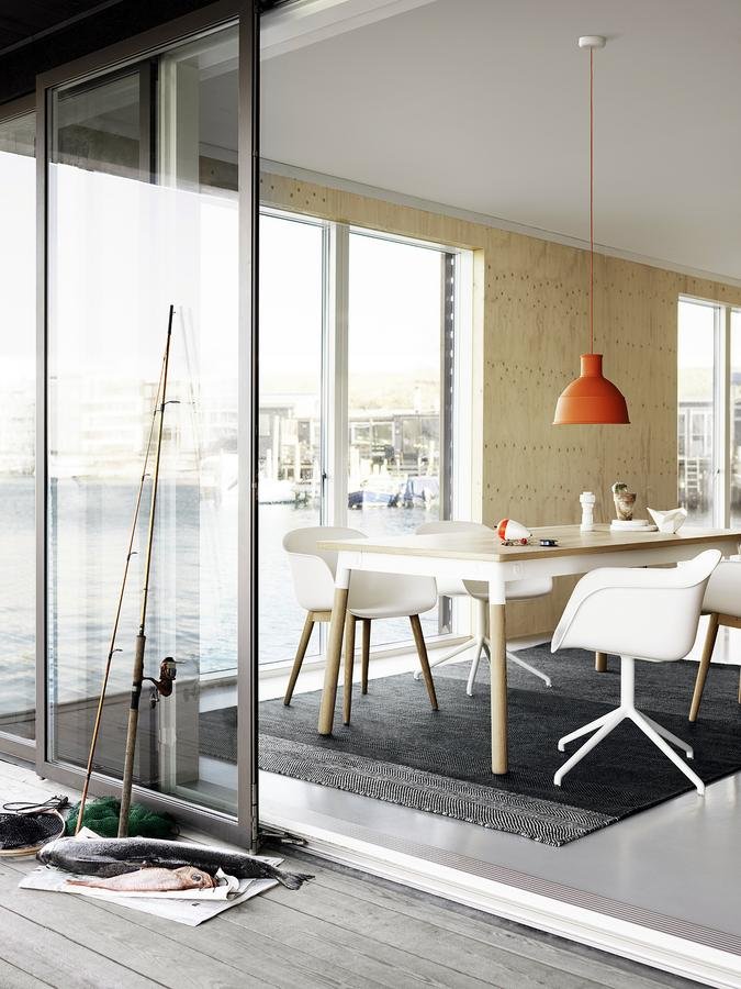 Unfold Pendant Lamp, Orange | Muuto | Pendant Lights & Ceiling Lights ...