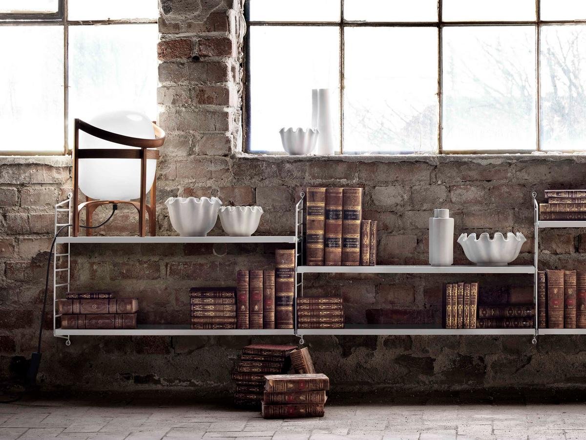 String System Wall Panel | String Furniture | Wall Mounted Shelving ...