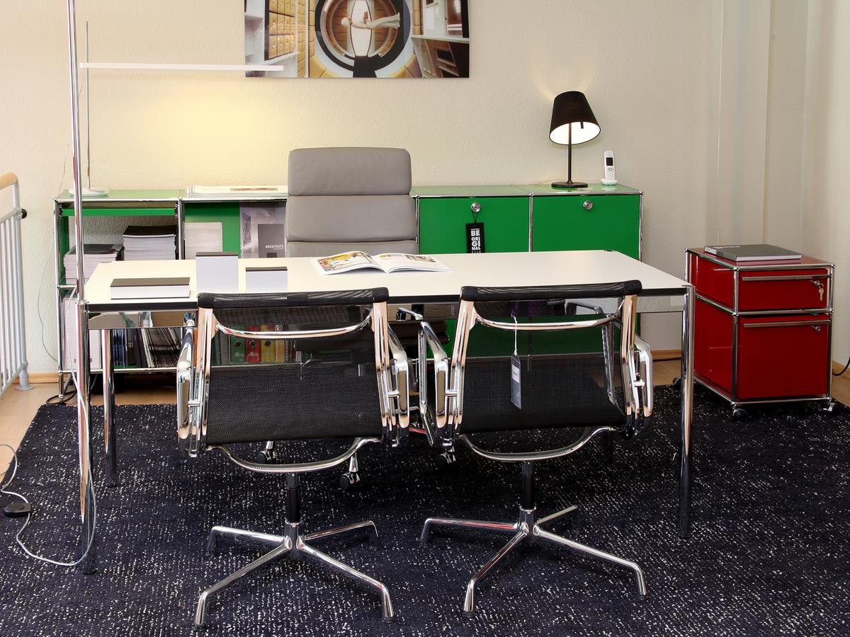 USM Haller Mobile Pedestal with Hanging File Basket | USM Haller | USM ...