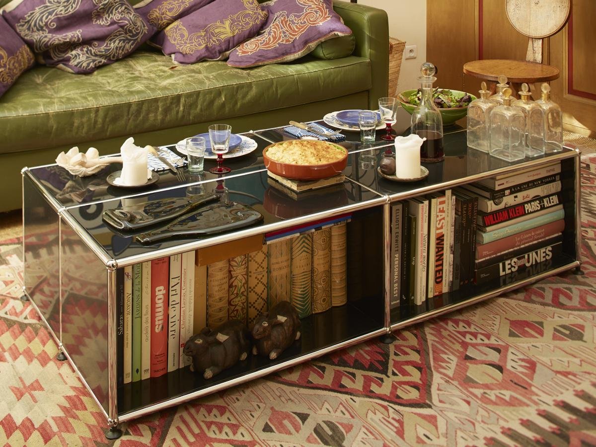 USM Haller Lowboard L open, Mid grey RAL 7005 | USM Haller | Lowboards ...