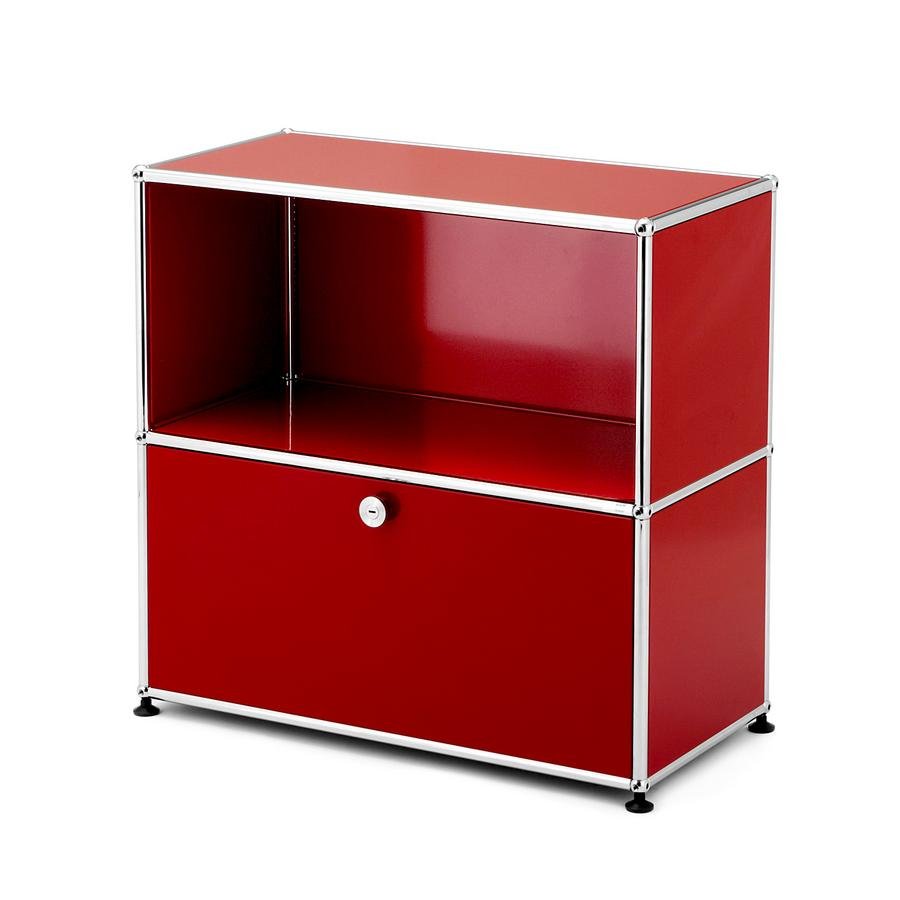 USM Haller Sideboard M, Customisable, Pure white RAL 9010, With drop ...