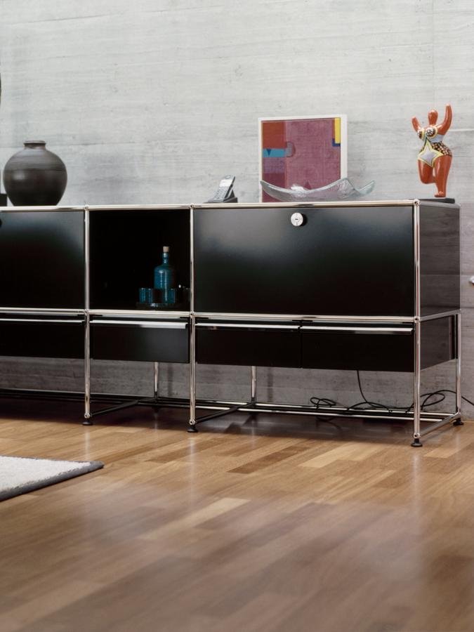 USM Haller Sideboard XL, Customisable, USM beige, Open, Open | USM Haller | Sideboards ...