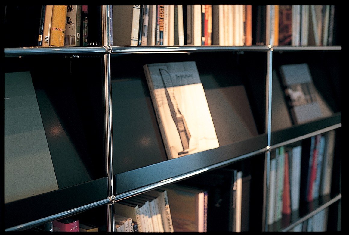 USM Haller Highboard L with Angled Shelves | USM Haller | USM Haller ...