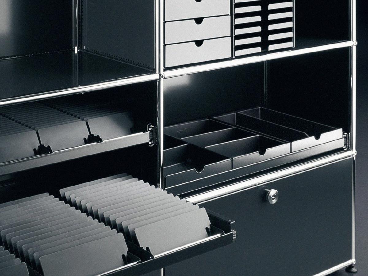 USM Inos Organising Set for Low Drawer (Mobile Pedestal) | USM Haller ...
