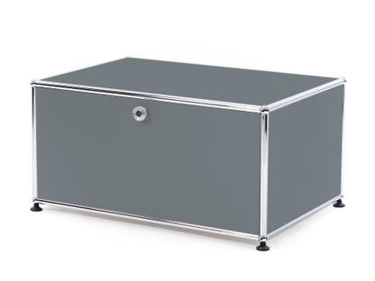 USM Haller Printer Container, 75 cm, Mid grey RAL 7005, With feet | USM ...