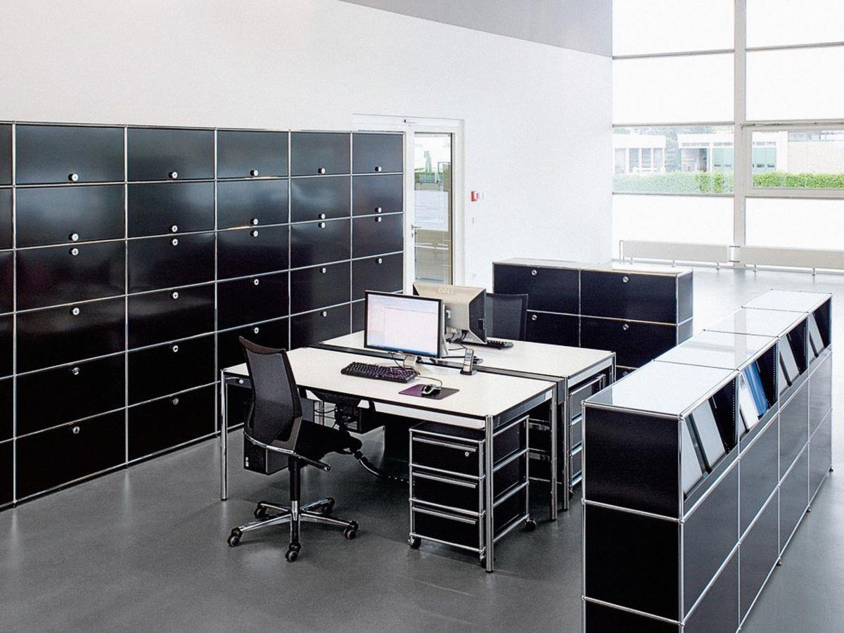 USM Haller Counter Type 2 (with Angled Shelves) | USM Haller | USM ...