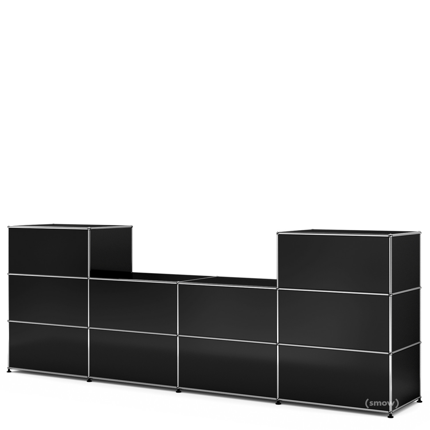 USM Haller Counter Type 3, Graphite black RAL 9011, 50 cm | USM Haller ...