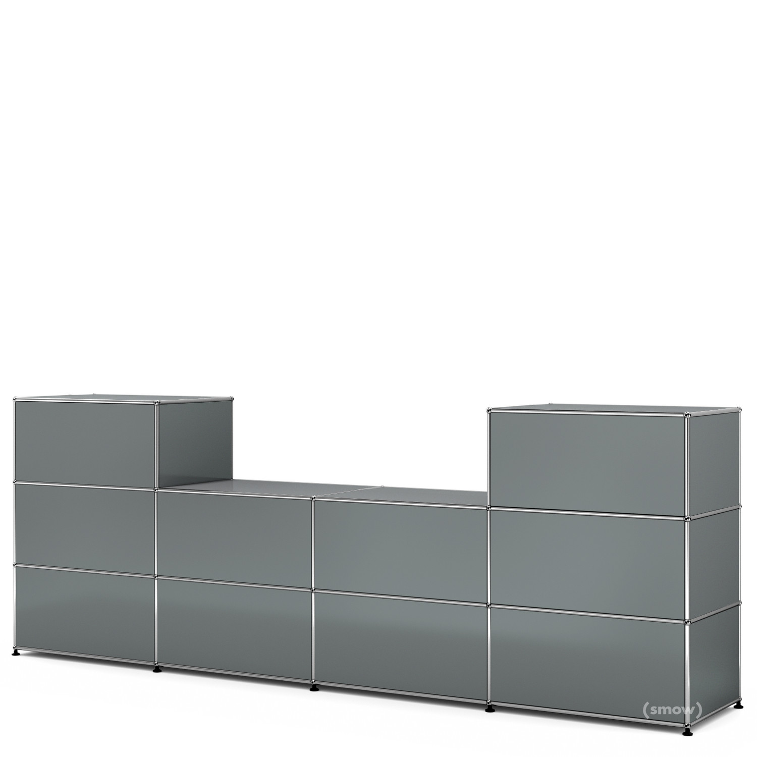 USM Haller Counter Type 3, Mid grey RAL 7005, 50 cm | USM Haller | USM ...