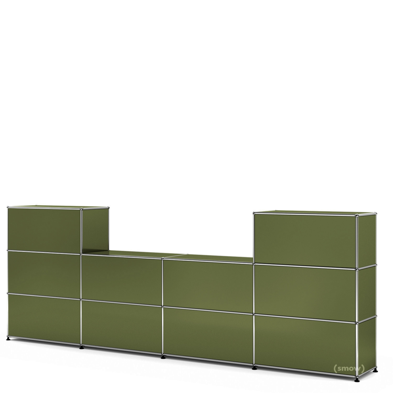 USM Haller Counter Type 3, Olive green RAL 6003, 35 cm | USM Haller ...