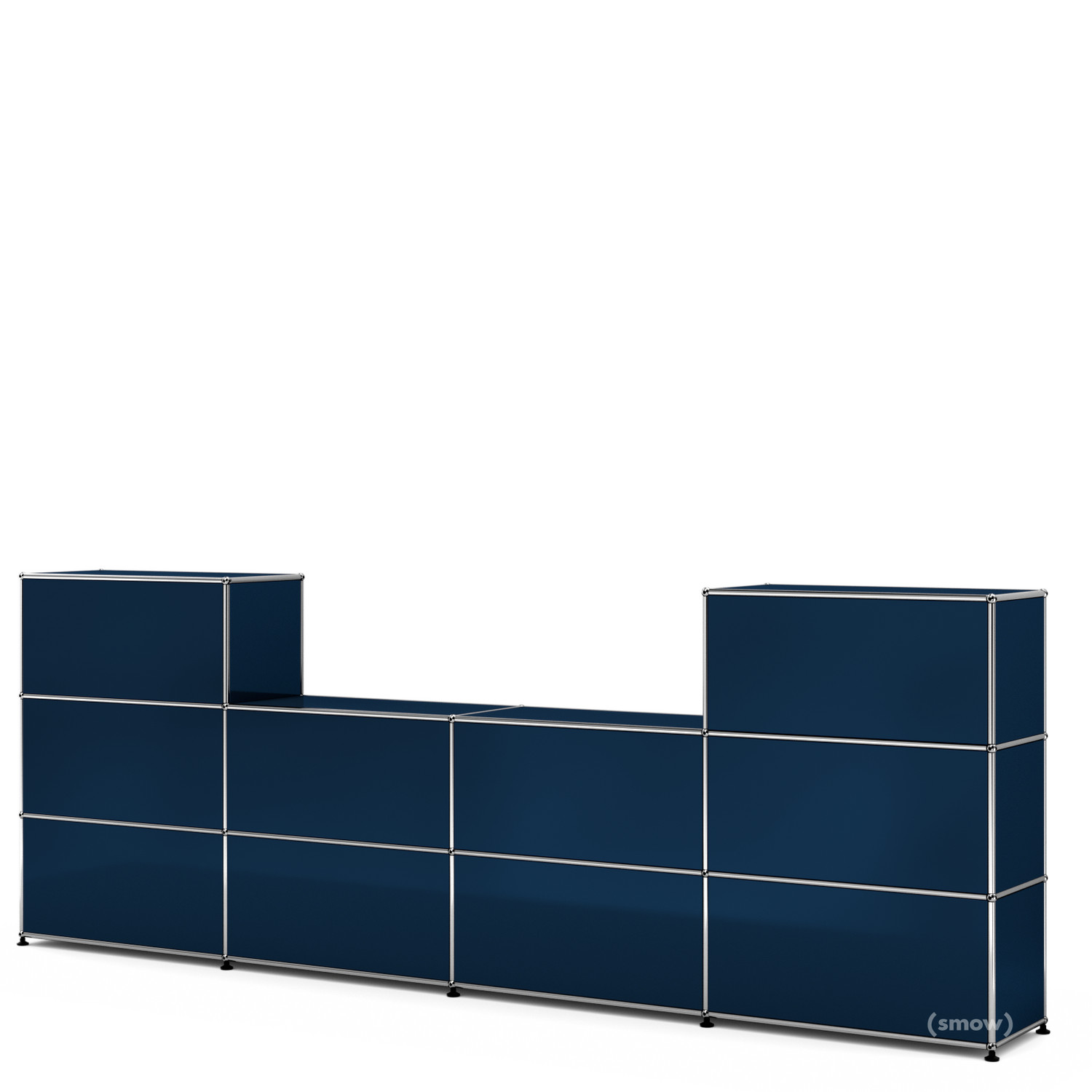 USM Haller Counter Type 3, Steel blue RAL 5011, 35 cm | USM Haller ...