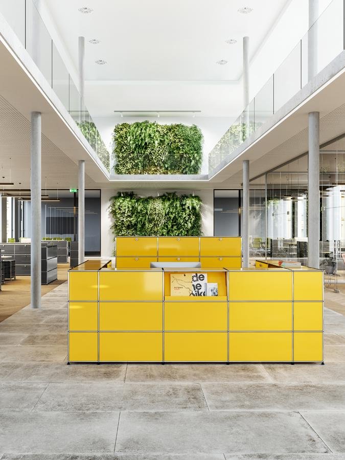 USM Haller Counter Type 4 | USM Haller | USM Haller Reception Counters ...