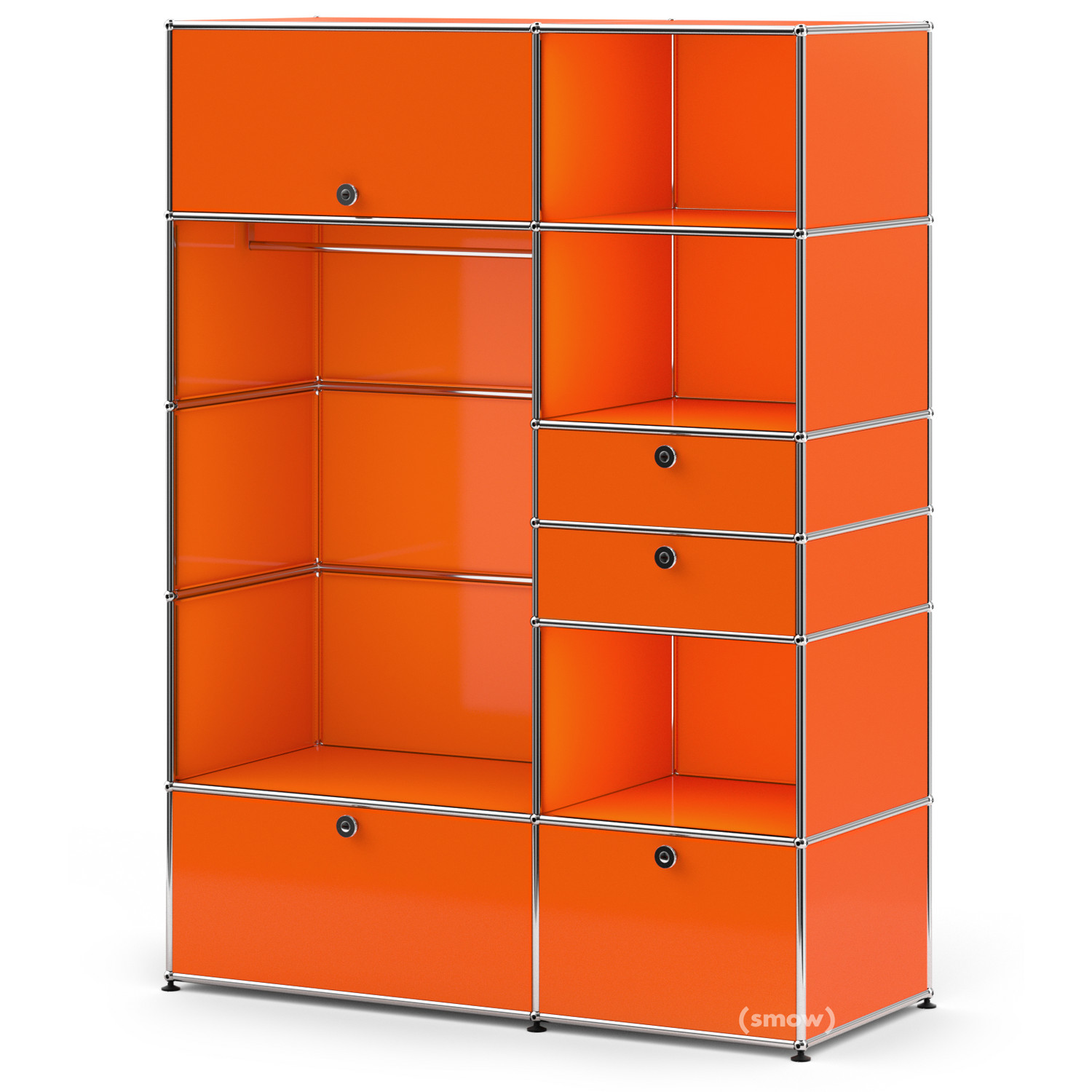 USM Haller Wardrobe Model I, Pure orange RAL 2004 by Fritz Haller ...