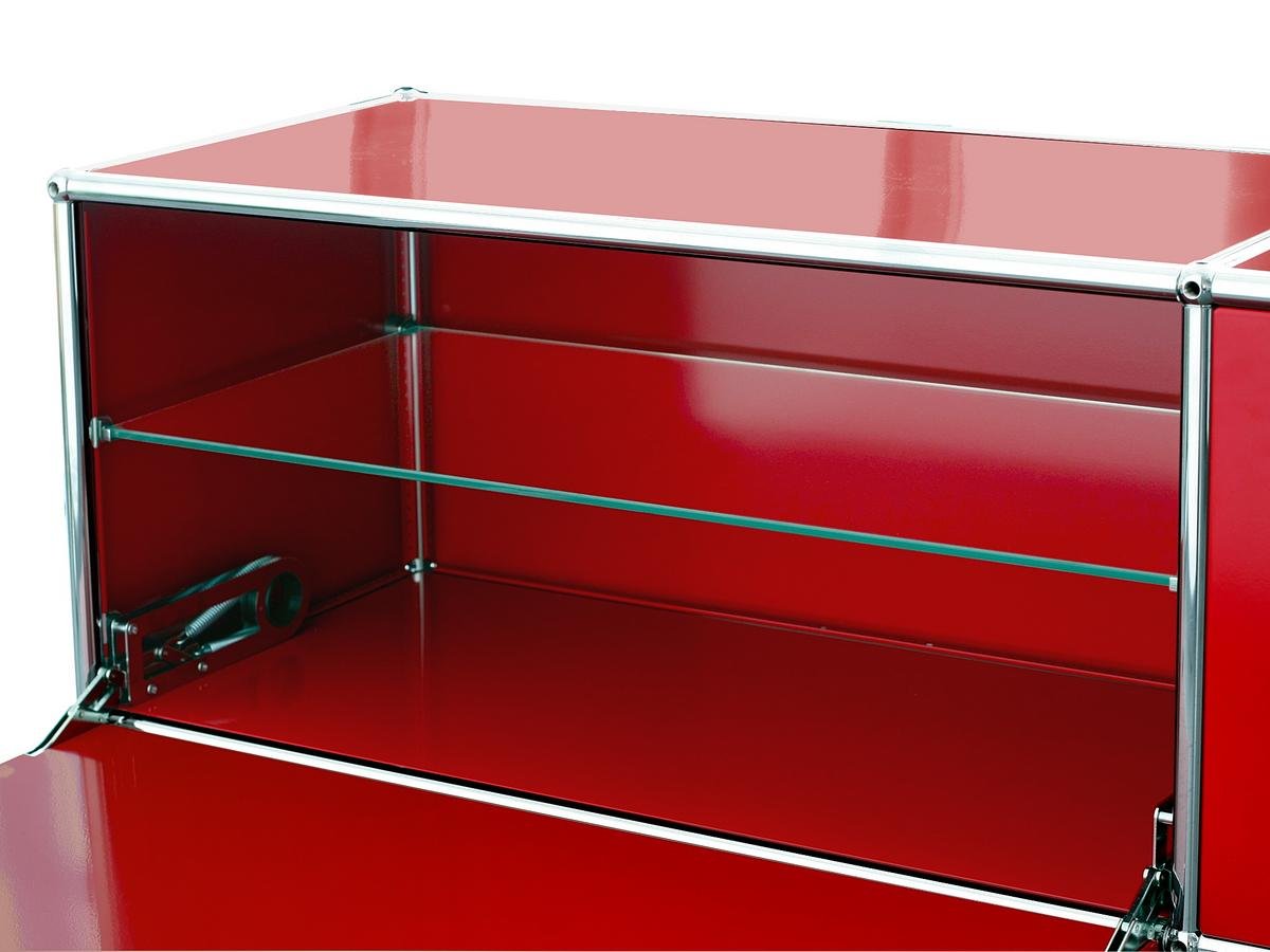 USM Haller Glass Divider Shelf (Tempered Glass) for USM Haller Shelves ...