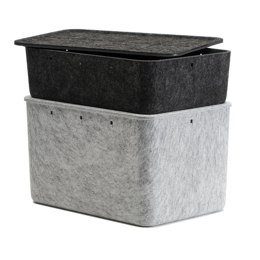 USM Inos Box with Partition + Lid | USM Haller | USM Haller Accessories ...