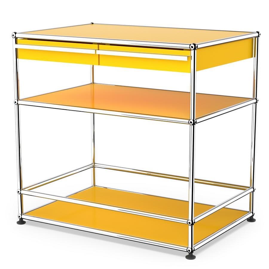 USM Haller bar sideboard with drawers, Golden yellow RAL 1004 | USM ...