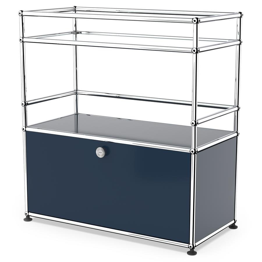 USM Haller Bar Sideboard Type I, Steel blue RAL 5011 | USM Haller | Bar ...
