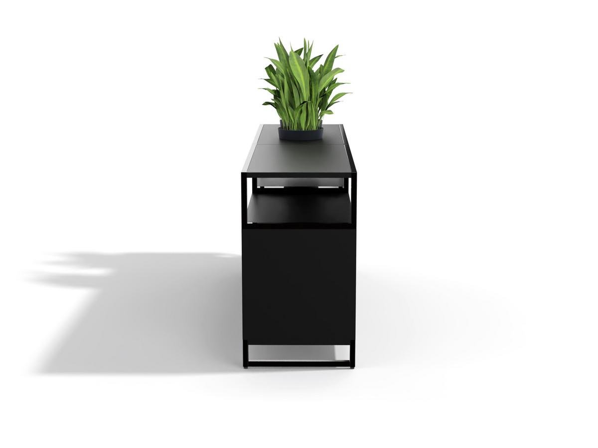 M1 plant sideboard, Version 2 (H 70 x W 160 cm), Black | Vario ...