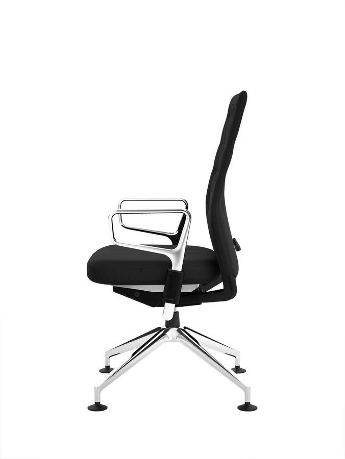 Vitra ID Trim Conference, With lumbar support, Without armrests, Soft ...