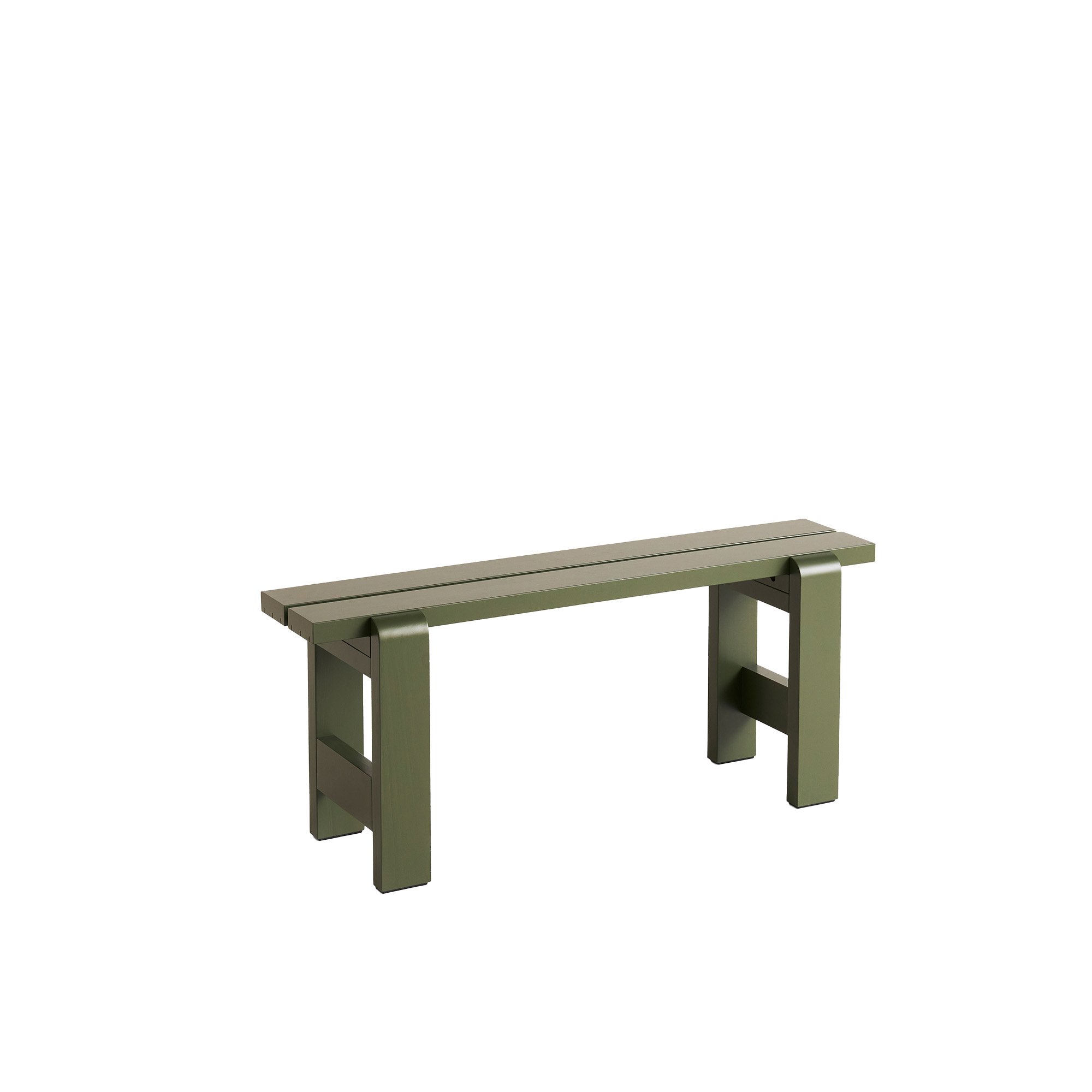 Weekday Bench, 111 cm, Olive | Hay | Benches & Loungers - Designer ...