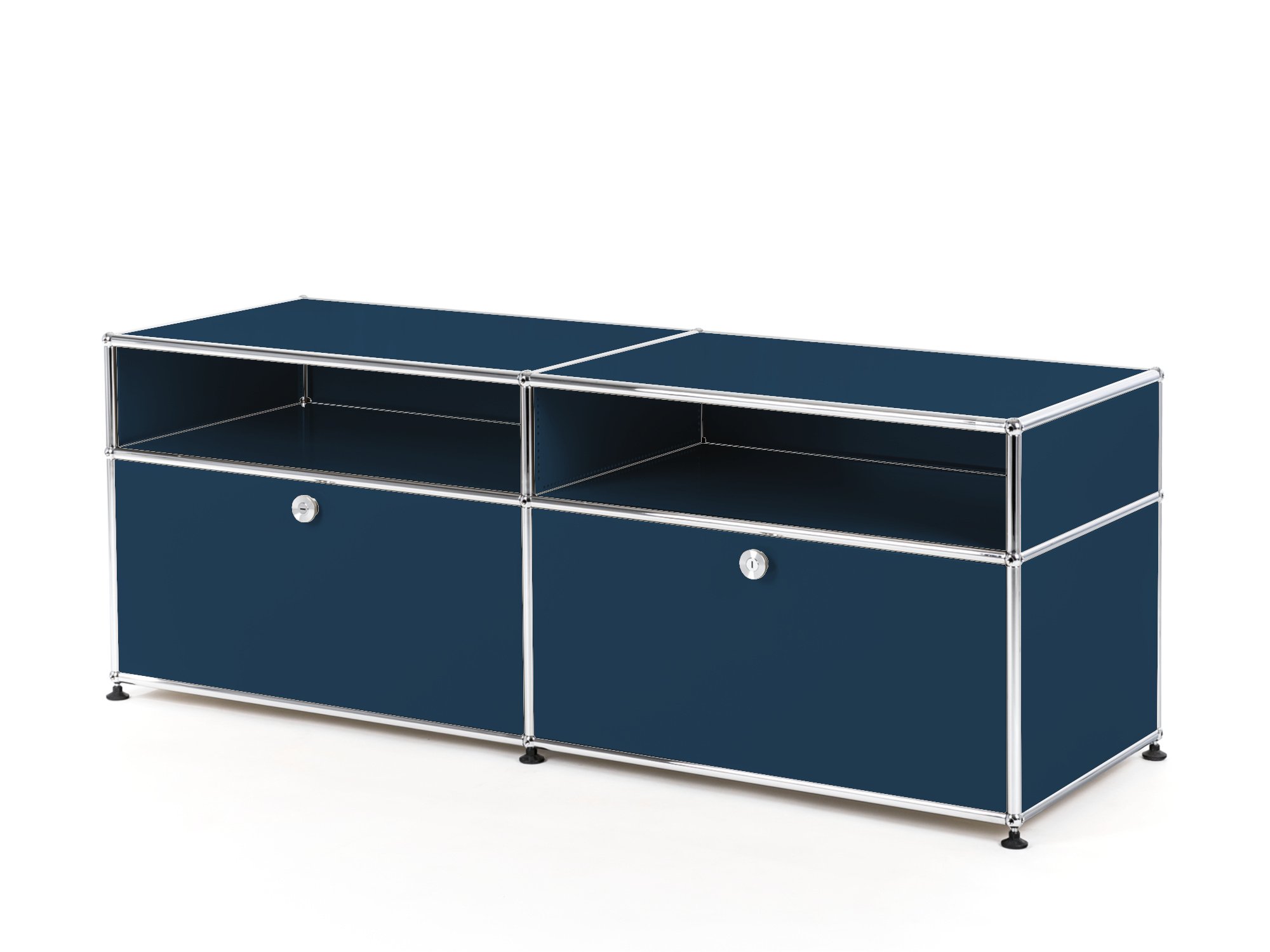 USM Haller TV Sideboard, Steel blue RAL 5011 | USM Haller | Lowboards ...