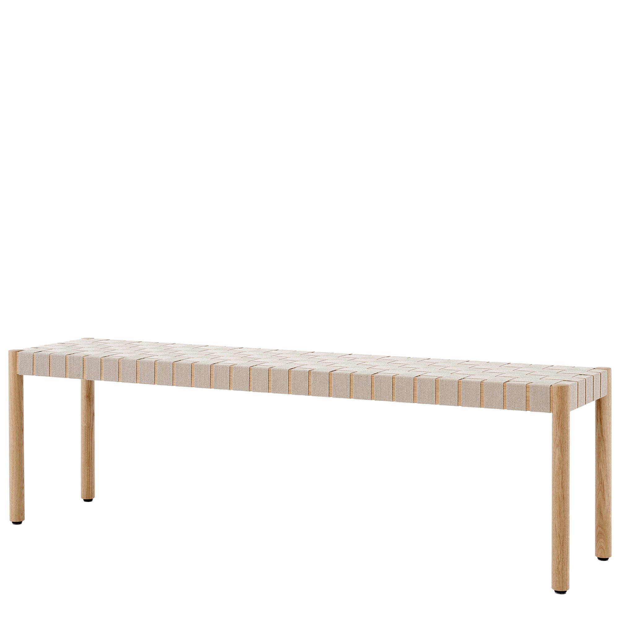 Betty Bench, TK5, 157 cm, Natural oak / natural linen | &Tradition ...