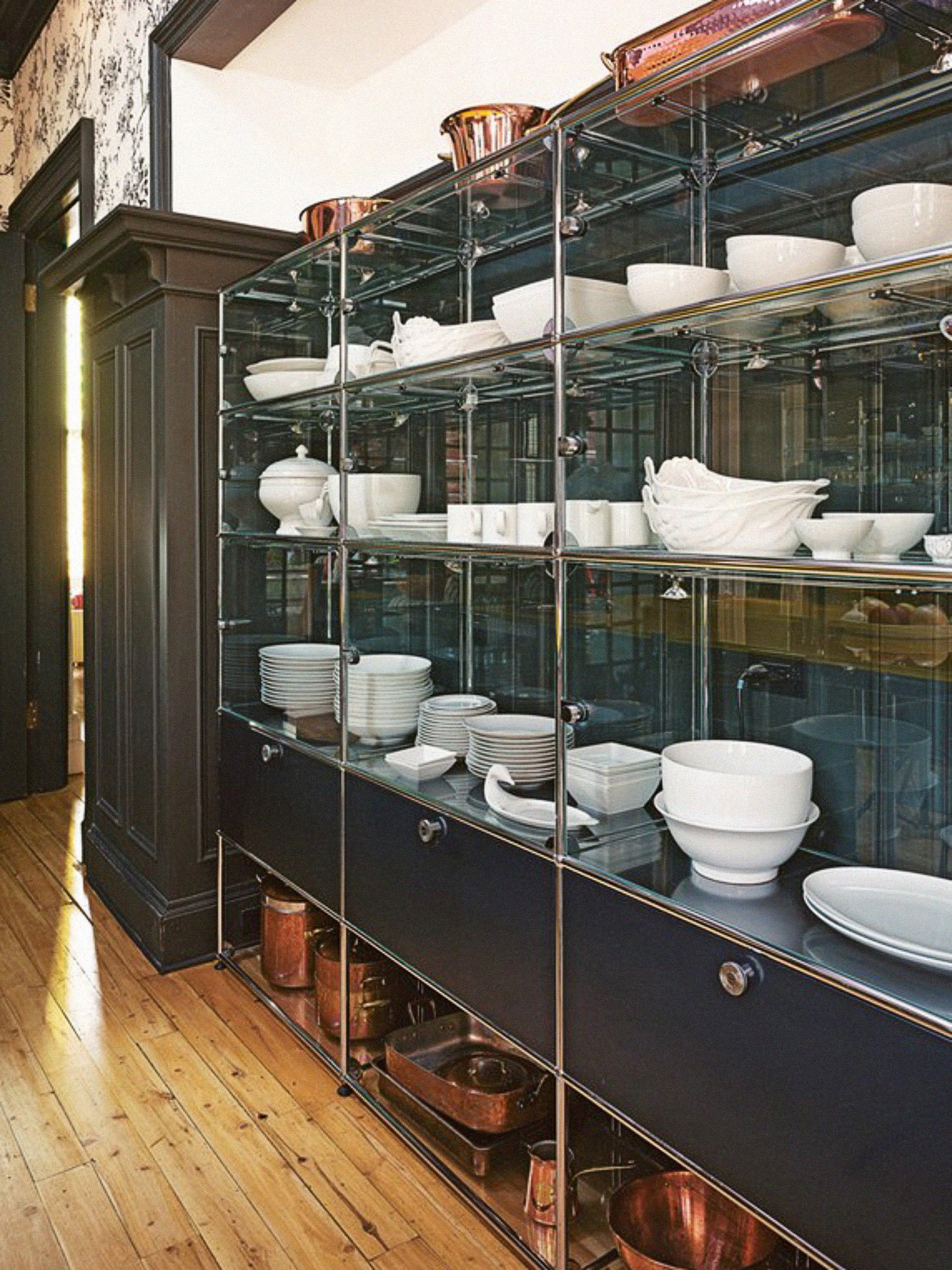USM Haller Living Room Shelf L | USM Haller | USM Haller Shelving ...