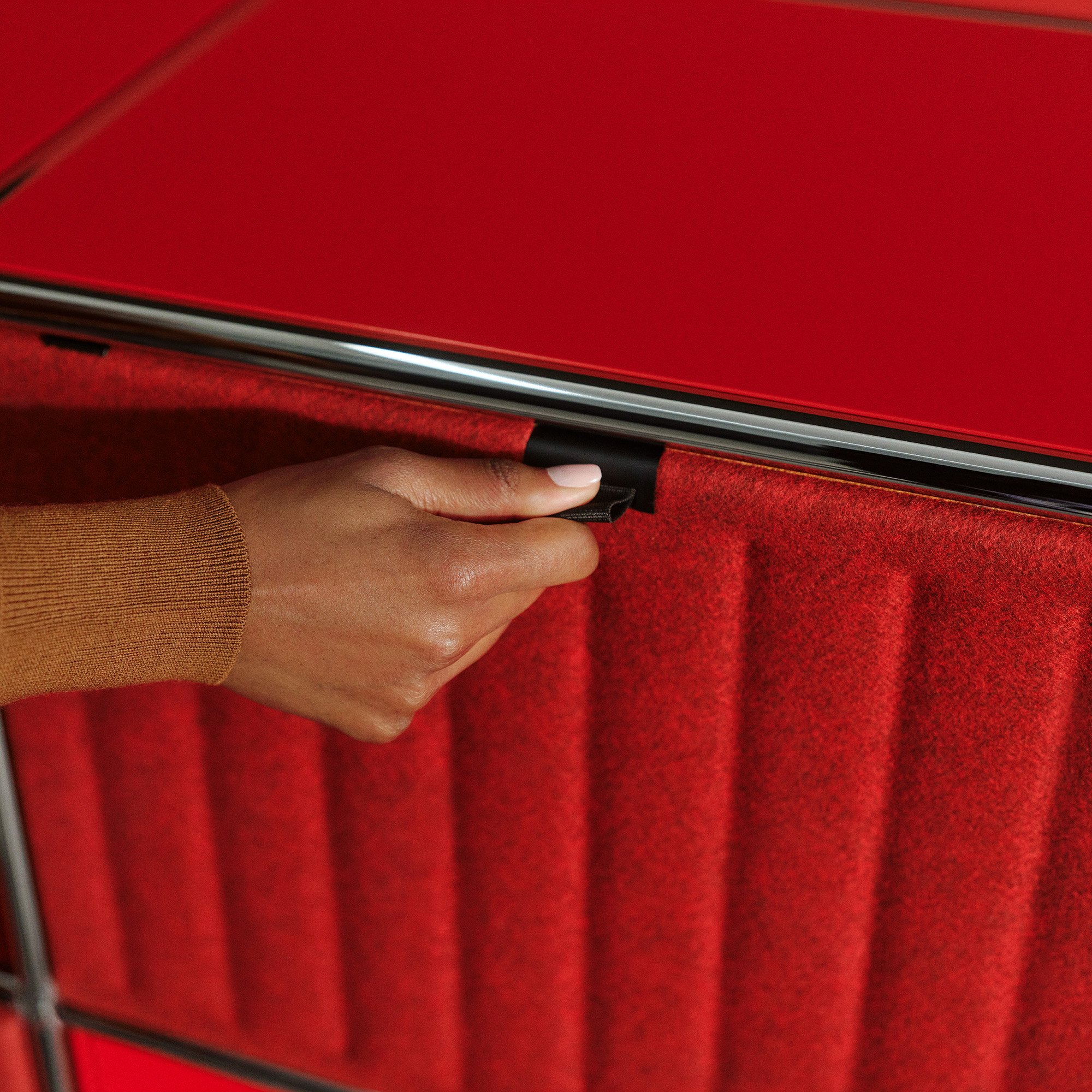 USM Soft Panel Duo for USM Haller Shelves, 50 cm x 35 cm, Dark grey ...