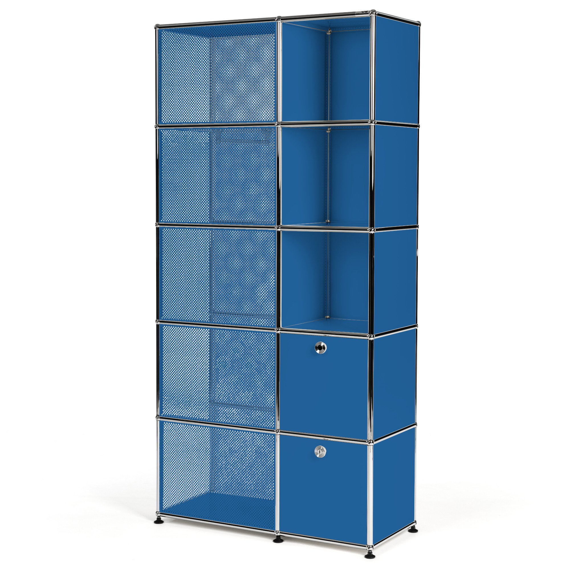 USM Haller wardrobe type 3, Gentian blue RAL 5010 | USM Haller | USM ...