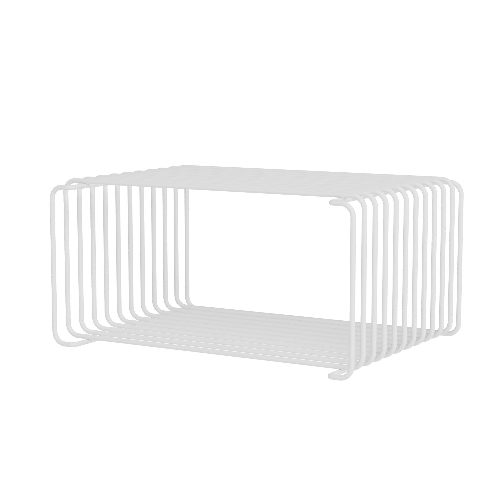Panton Wire Low Shelf, 26 cm, Snow | Montana | by Verner Panton, 1971 ...