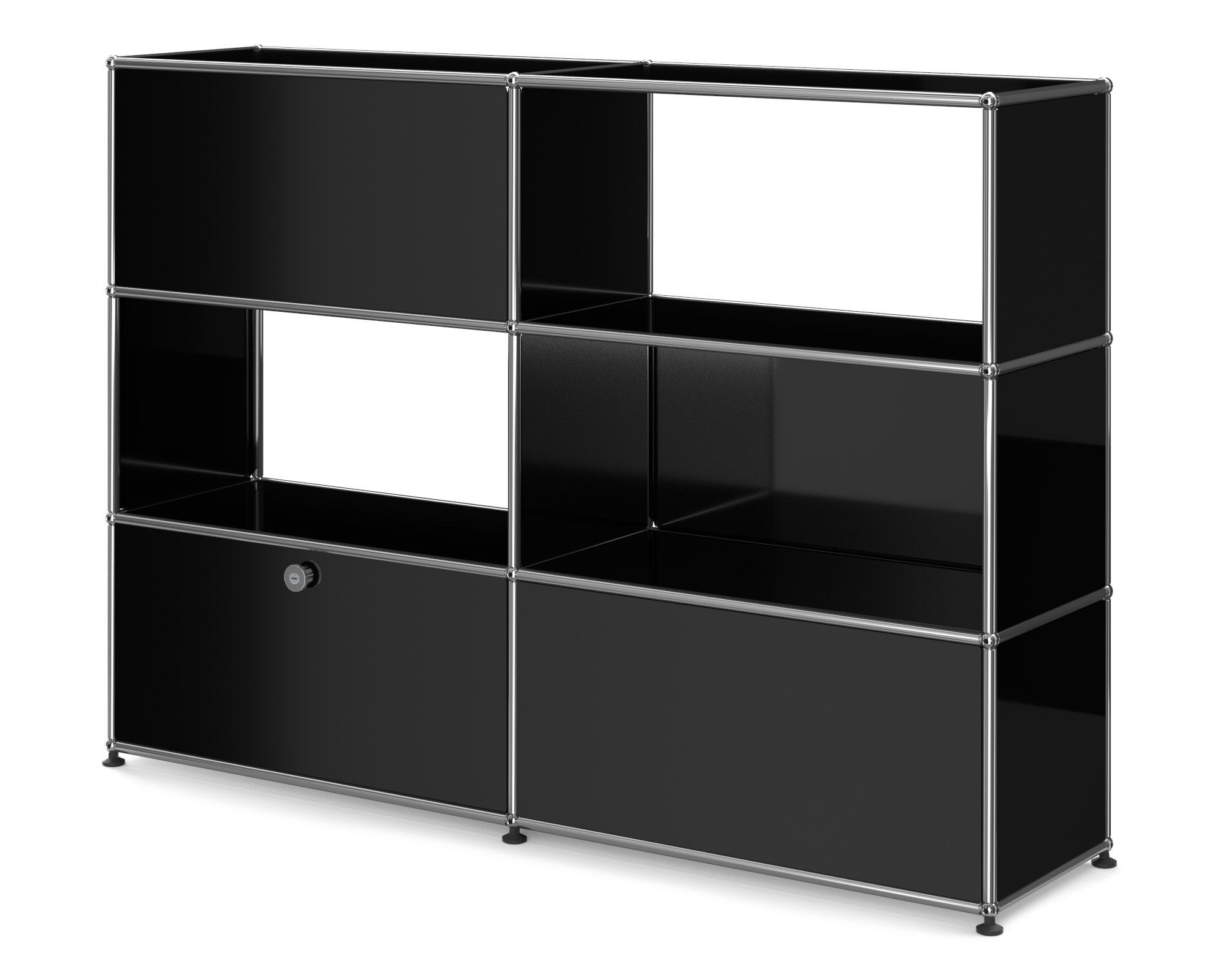USM Haller Room Divider Type 1, Graphite black RAL 9011 | USM Haller ...