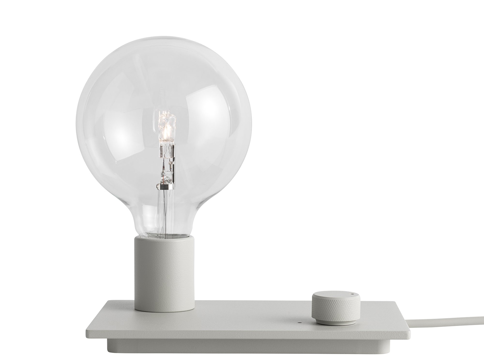 Control Table Lamp, Grey - with LED illuminant | Muuto | Table Lamps ...