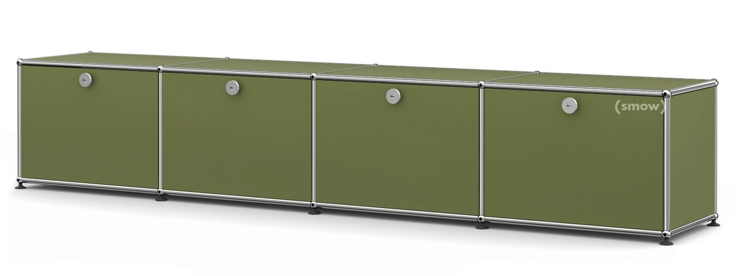 USM Haller Lowboard for Kids, Olive green RAL 6003 | USM Haller | USM ...