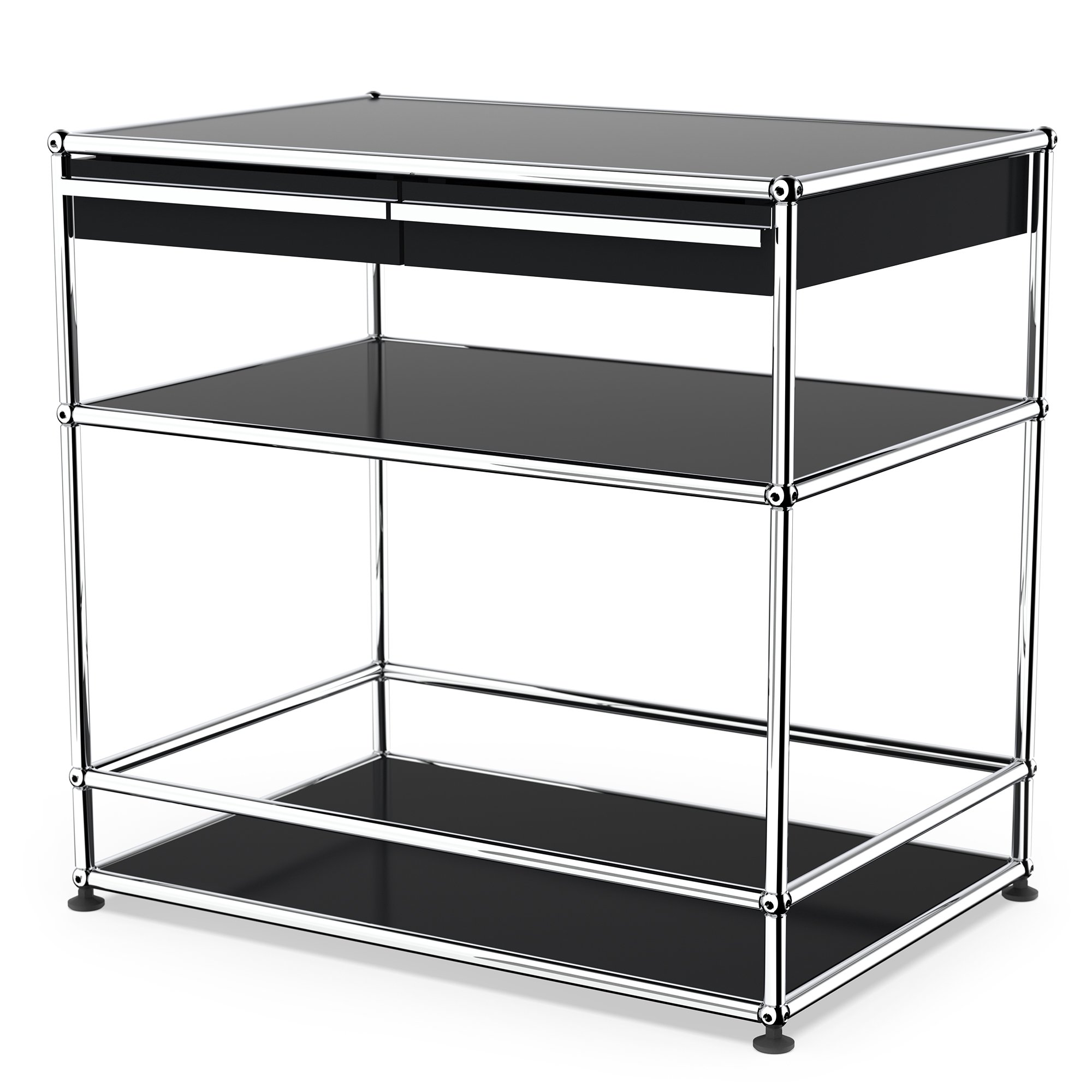 USM Haller Bar Sideboard with Drawers, Graphite black RAL 9011 | USM ...