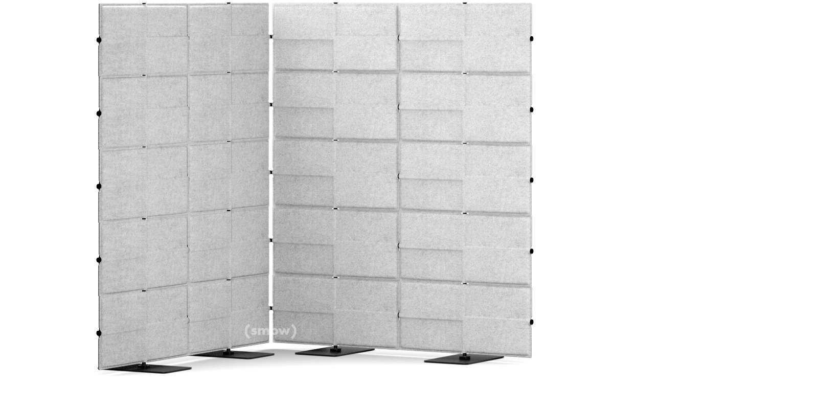 USM Privacy Panels Acoustic Corner, 1,50 m (2 elements), 1,79 m (5 ...