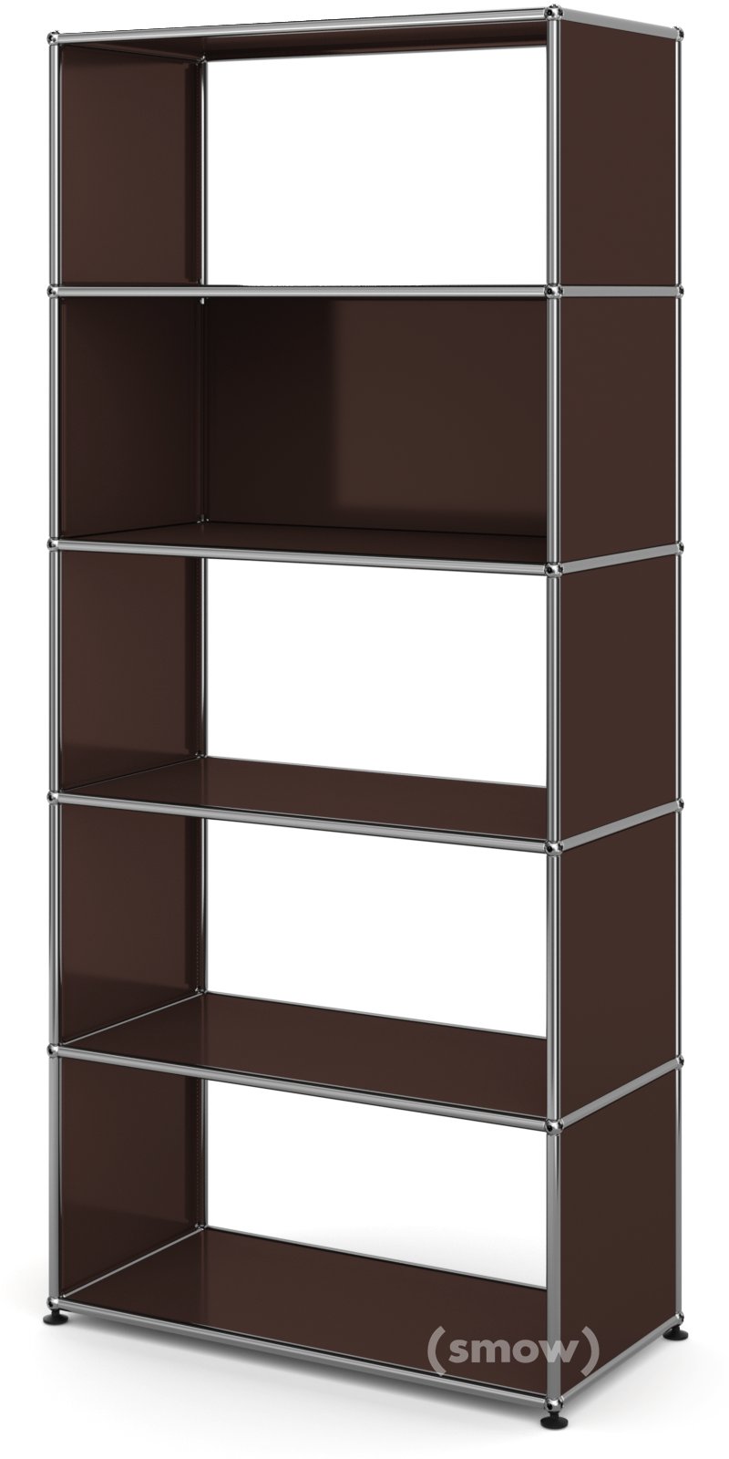 USM Haller Living Room Shelf M Type 1, 1 back panel, USM brown | USM ...