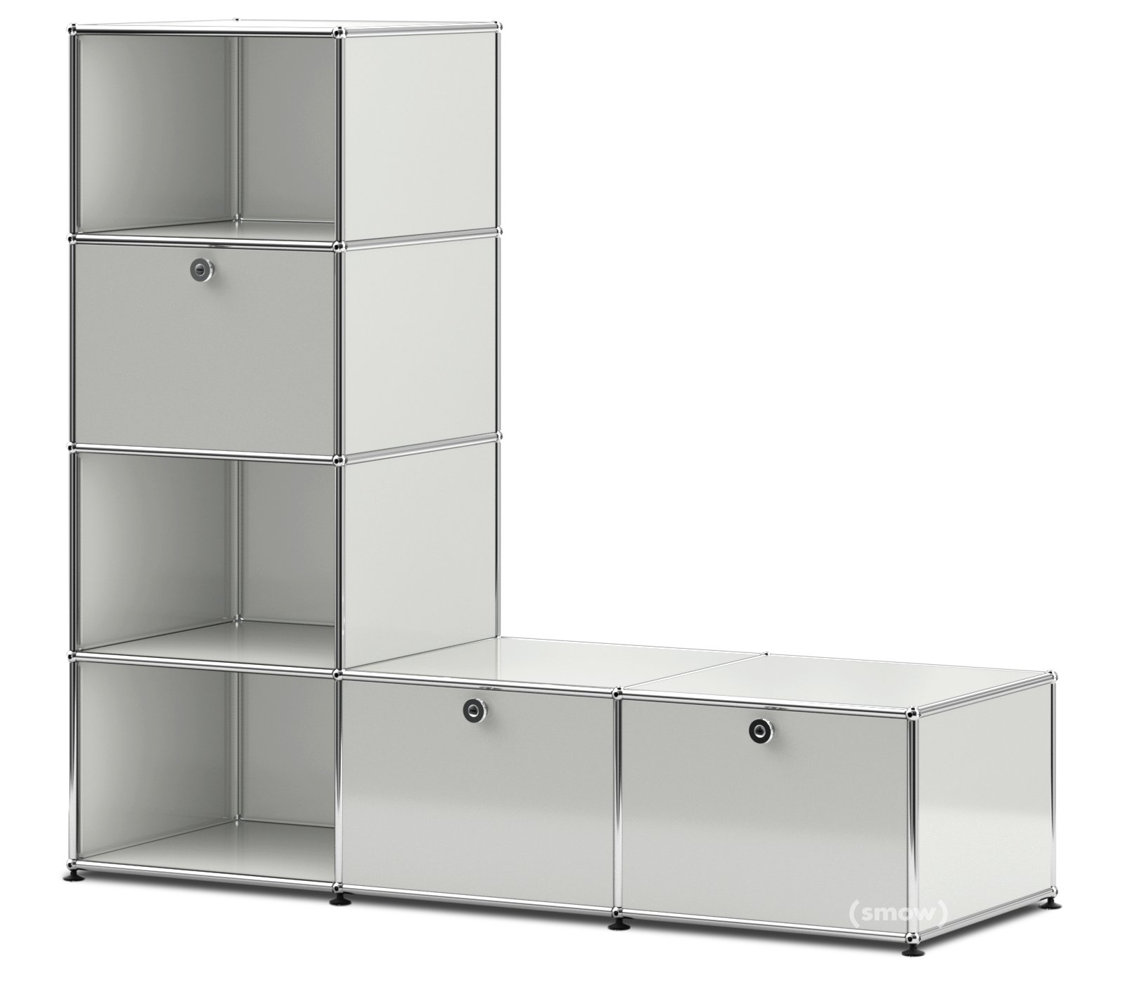 USM Haller Clothes Rack/Bench Type 1, Light grey RAL 7035 | USM Haller ...