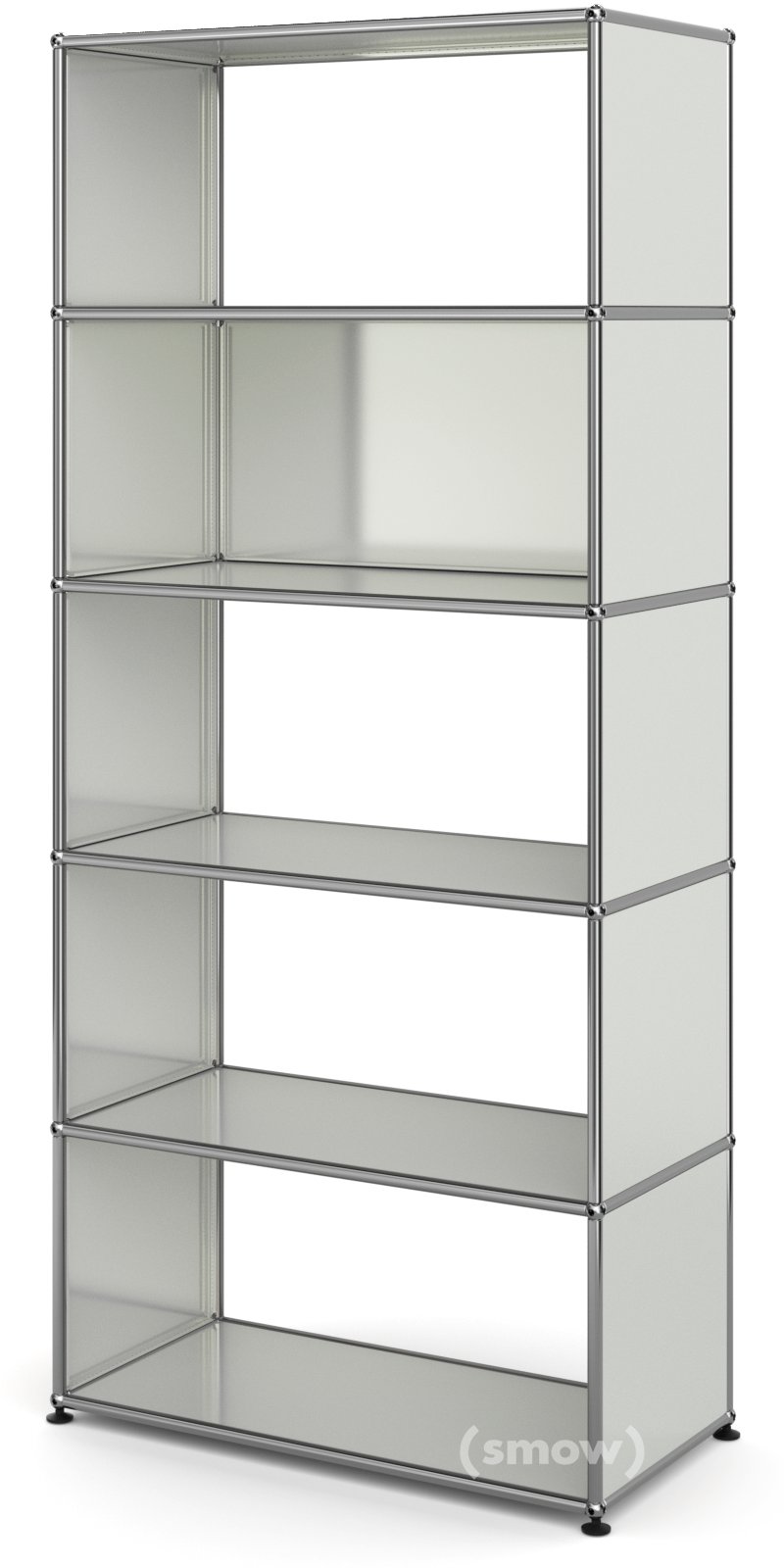 USM Haller Living Room Shelf M, 1 back panel, Light grey RAL 7035 | USM ...