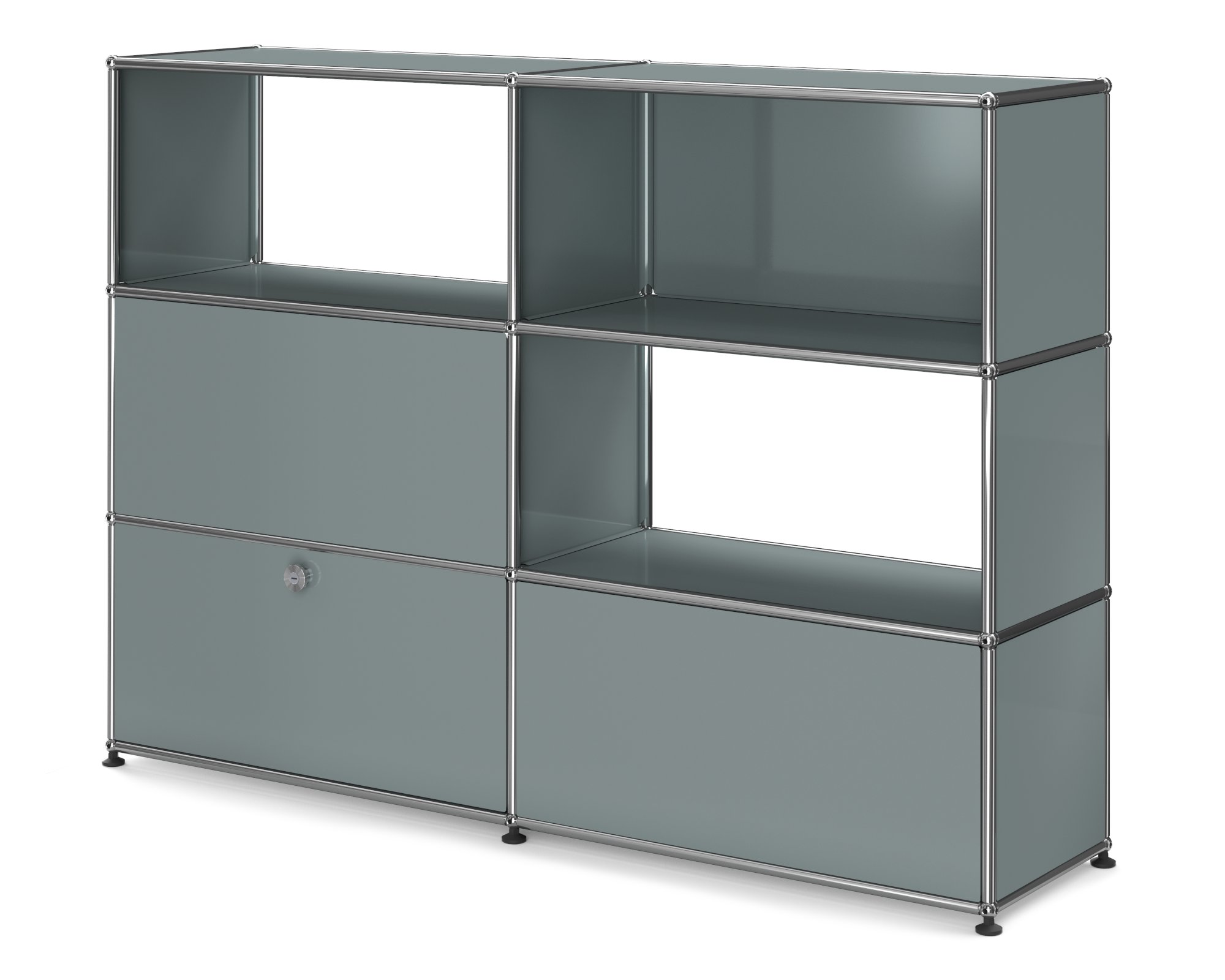 USM Haller Room Divider Type 1, Mid grey RAL 7005 | USM Haller | USM ...