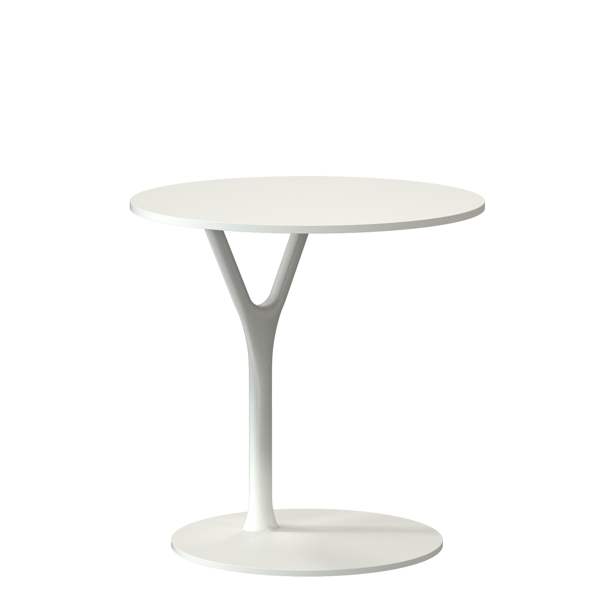 Wishbone Side Table, 45 cm, White matt | Frost Denmark | Side Tables ...