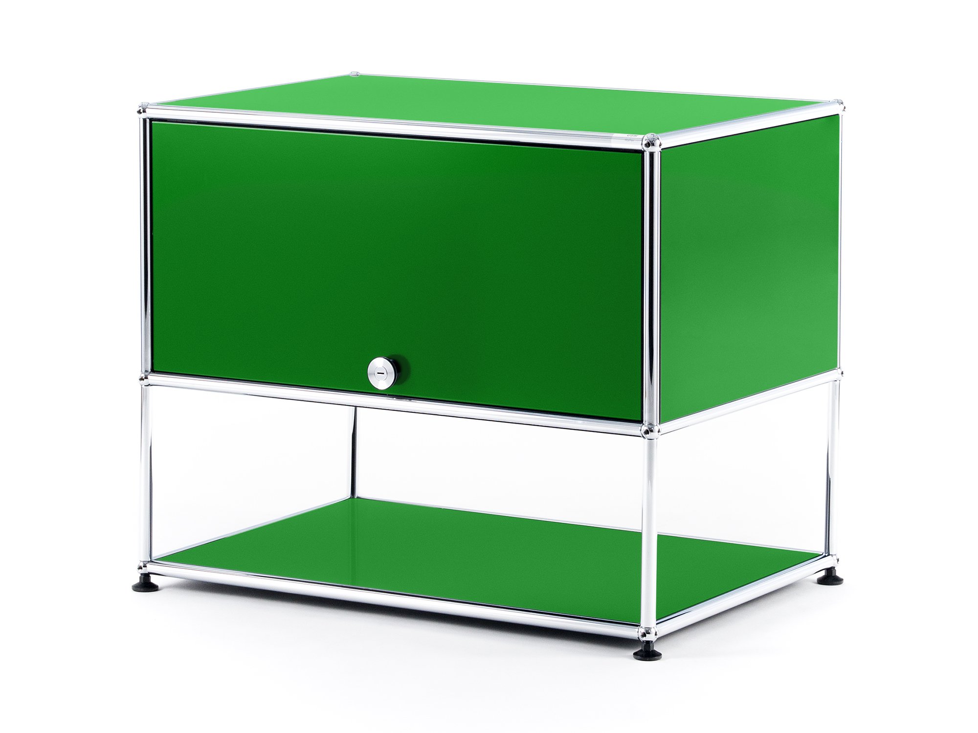 USM Haller TV-Rack, USM green | USM Haller | USM Haller TV & Media ...